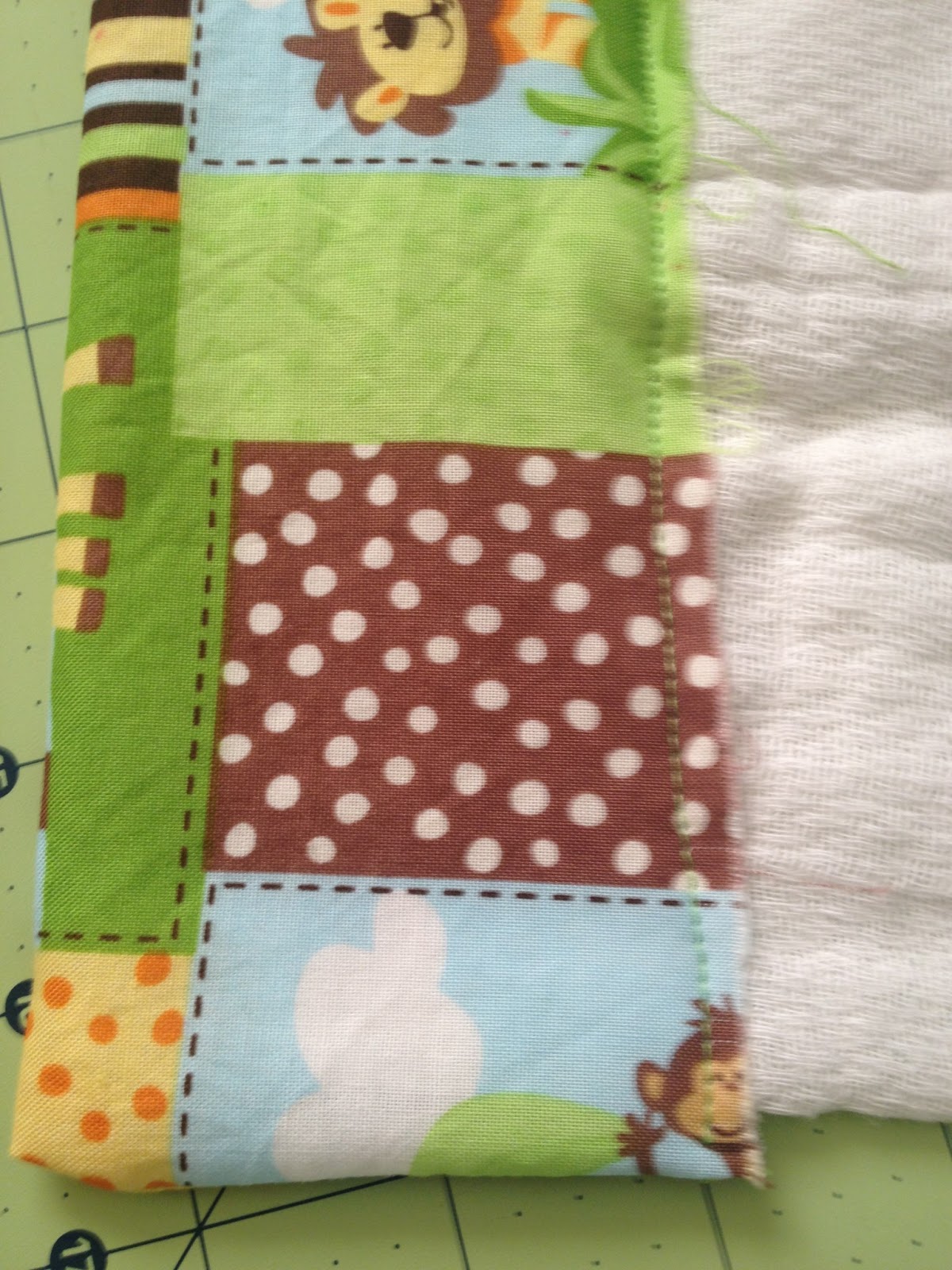 Burp Cloth Tutorial- A Different Design | The Stitching Scientist